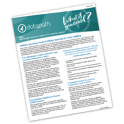 Case Study: DataPath COBRA Spells Success for EBPA